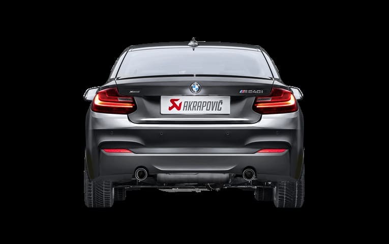 ligne apres cata inox echappement catback Ligne Evolution Akrapovic BMW ...